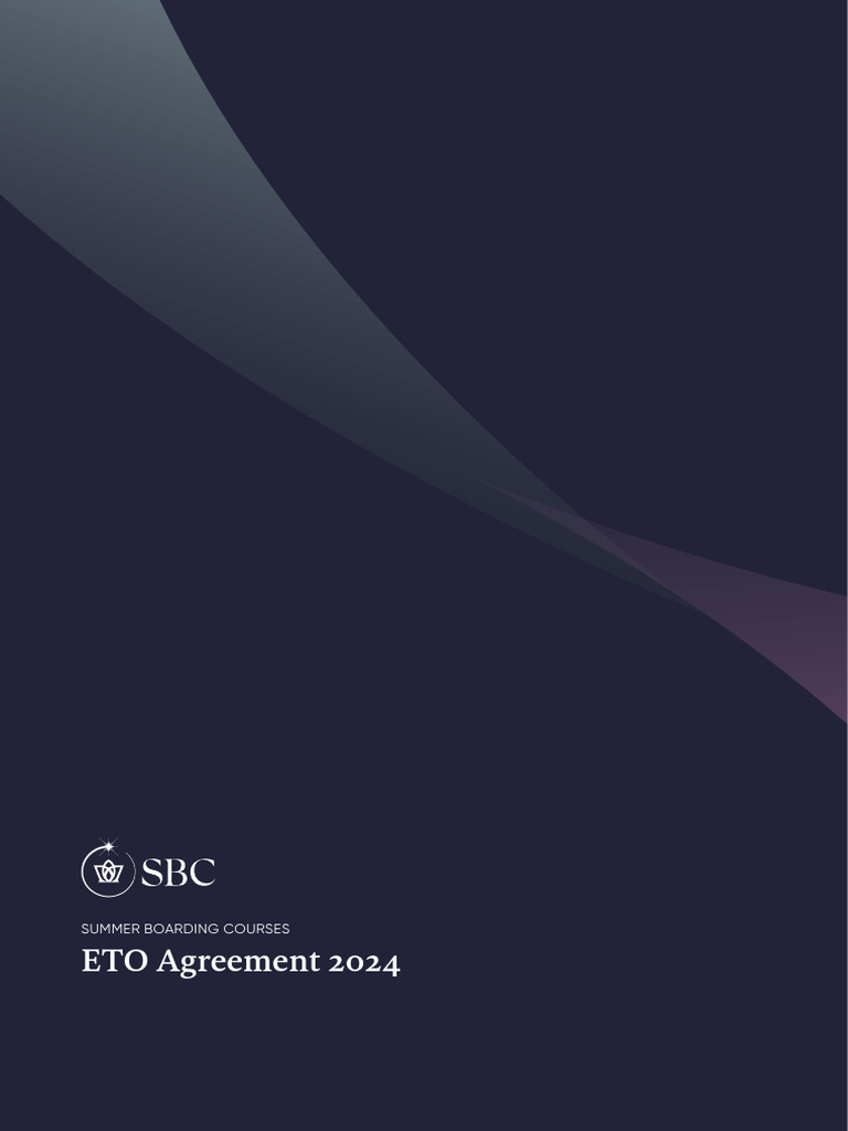 ETO Agreement 2024 (Inc Camp Dragon) | PDF | Indemnity | Private Law