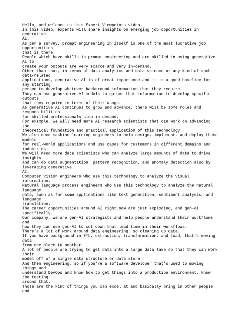 Expert Viewpoints - Expanding Career Horizons With-En | PDF ...