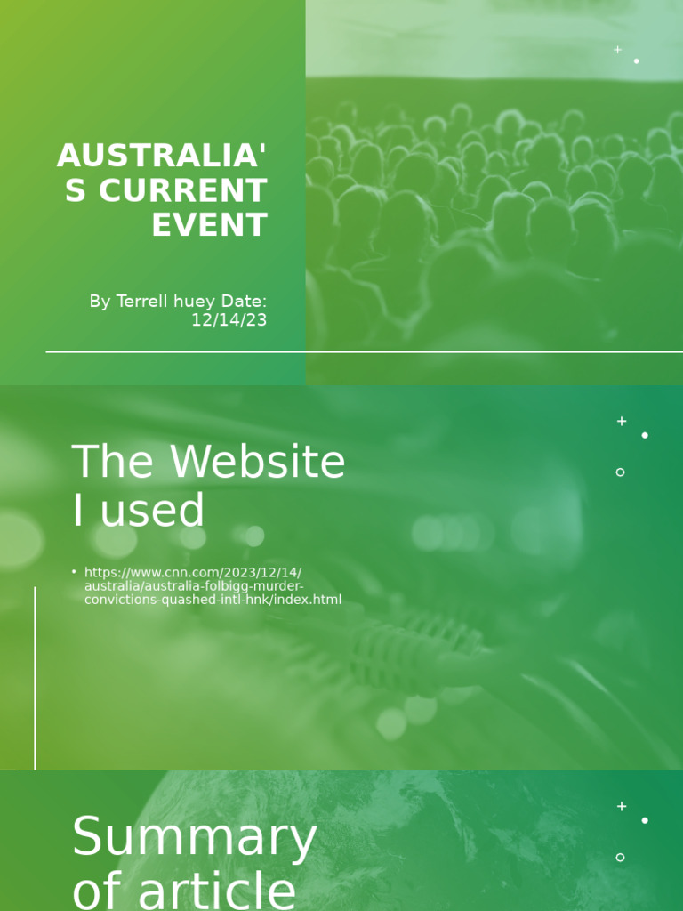 Australia's Current Event | PDF