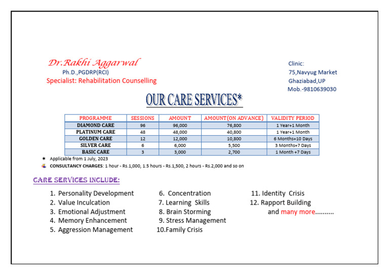 Our Packages | PDF
