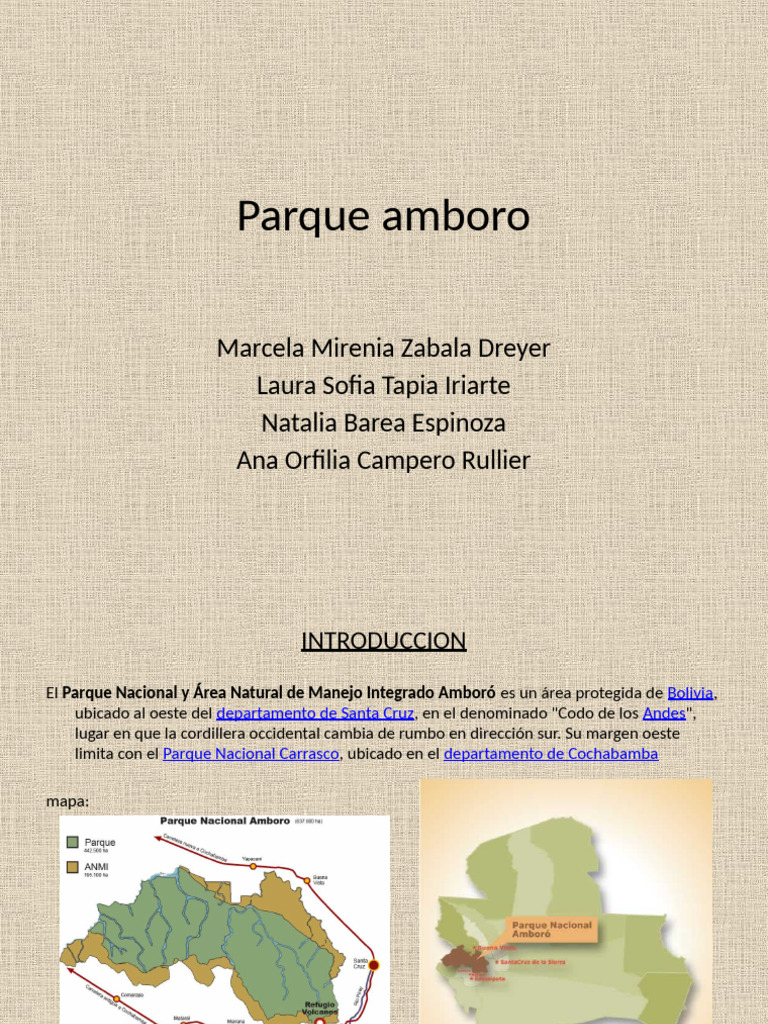 Ana Parque Amboro | PDF | Entorno natural