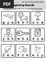 Worksheet Trace The Letter JKL | PDF