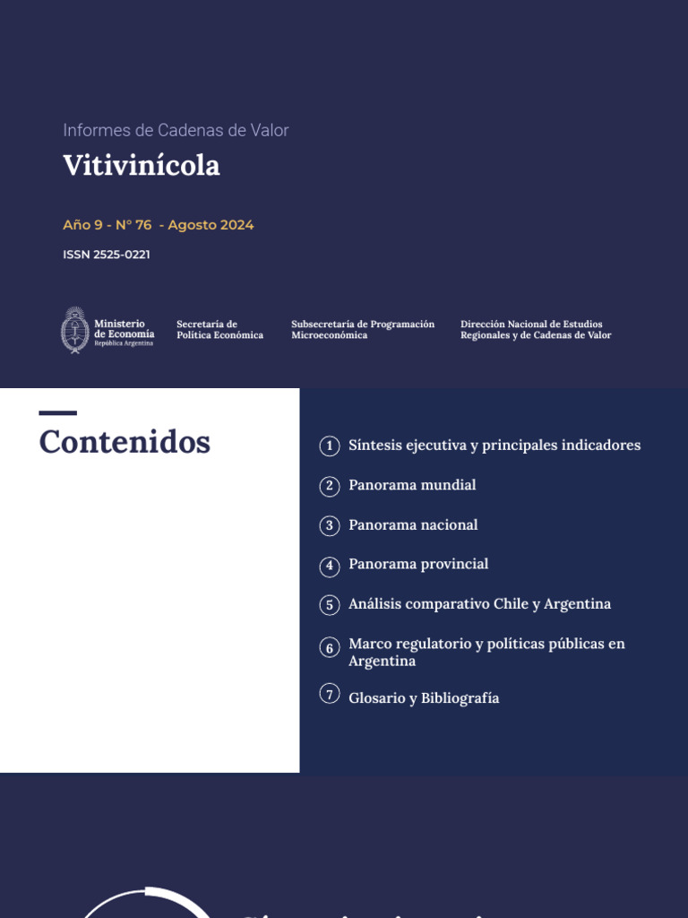 Informes Sectoriales Vitivinicola 2024 0 | PDF | Vino | Uva
