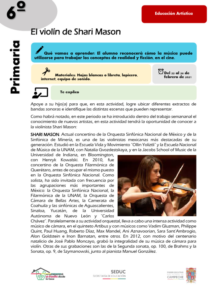 El Violin de Shari Mason | PDF | Música clásica