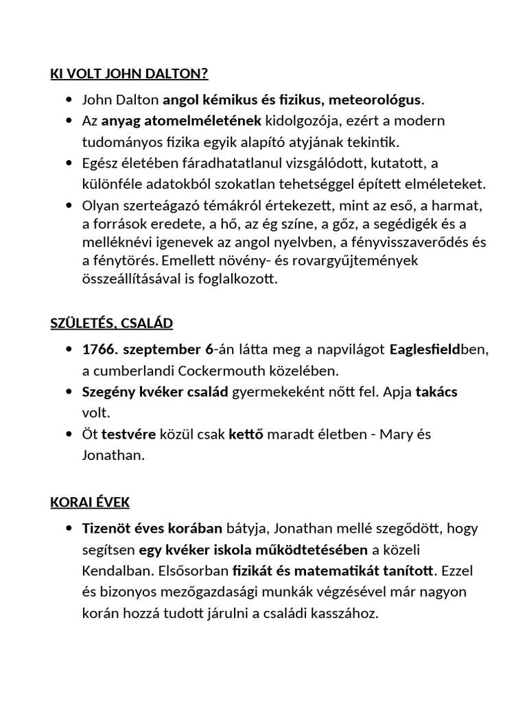 Ki Volt John Dalton 2 | PDF
