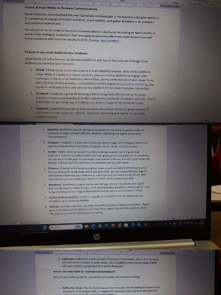 Digital Communication Social Media Pdf