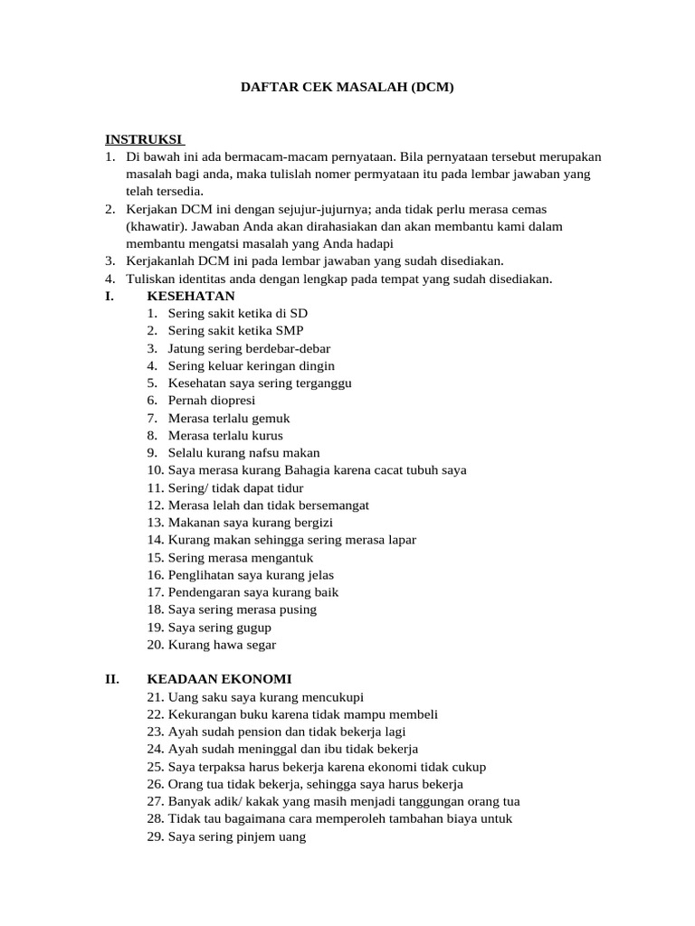Soal DCM | PDF