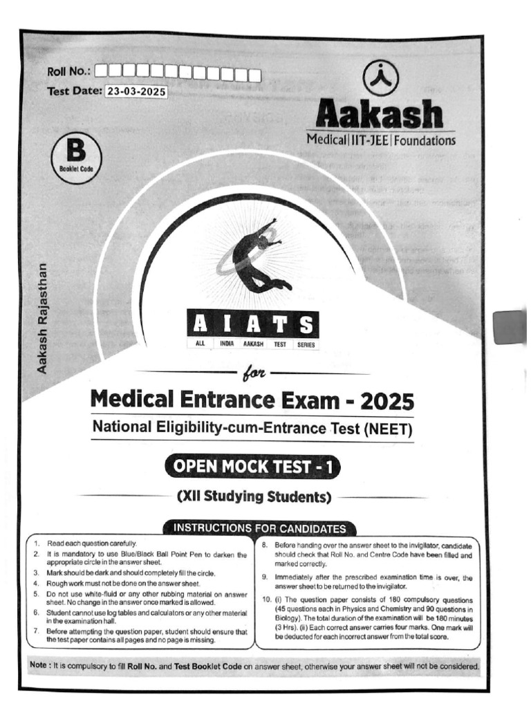 OYM OPEN MOCK TEST 1 - Compressed | PDF
