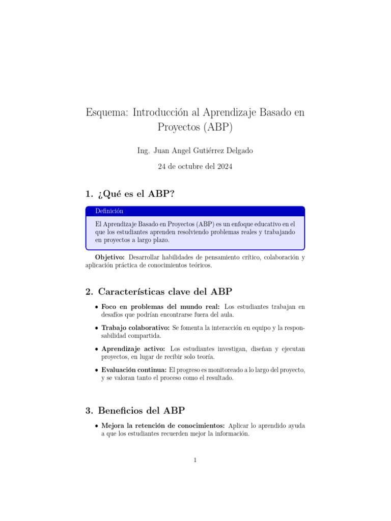 Esquema_ABP | PDF