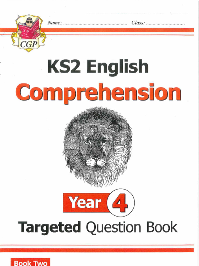 Y4 Comprehension Question Book CPG | PDF