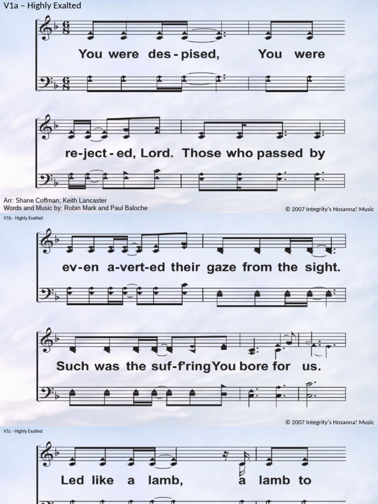 Highly Exalted Wide | PDF