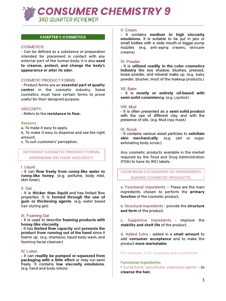 ConChem 3rd Quarter Reviewer | PDF | Soap | Detergent