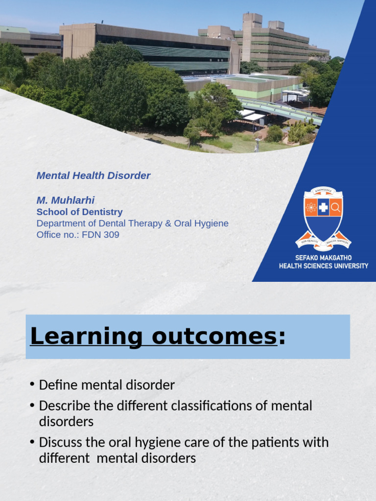 Understanding Mental Health Disorders | PDF | Major Depressive Disorder ...