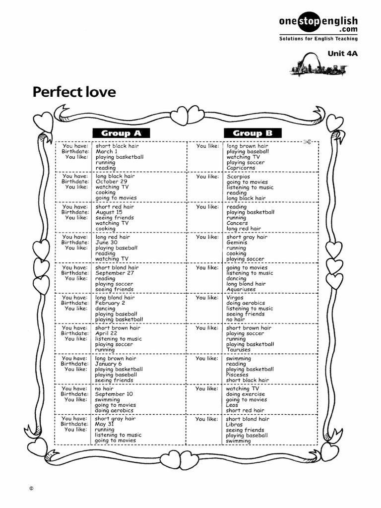 Personal Appearance and Preferences | PDF