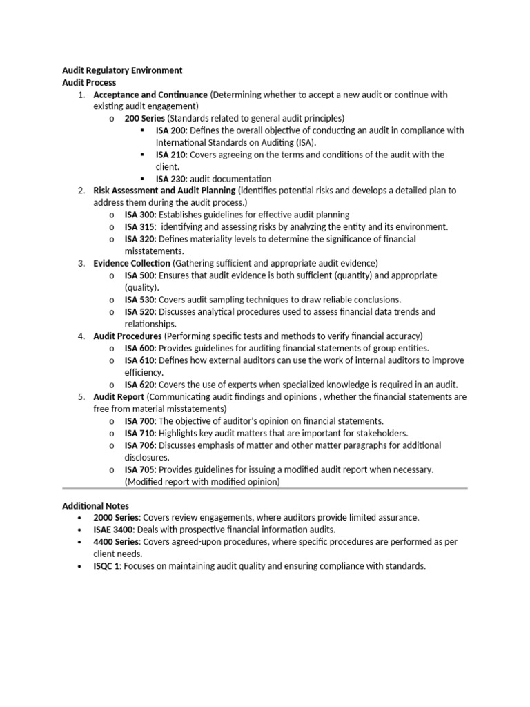Audit Regulatory Environment | PDF | Audit | Auditor's Report