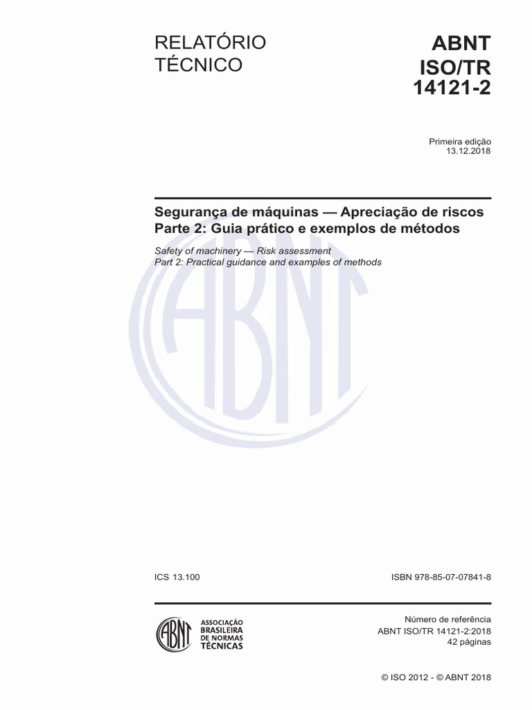 Abnt Iso TR 14121 2 2018 | PDF | Engenharia | Conhecimento