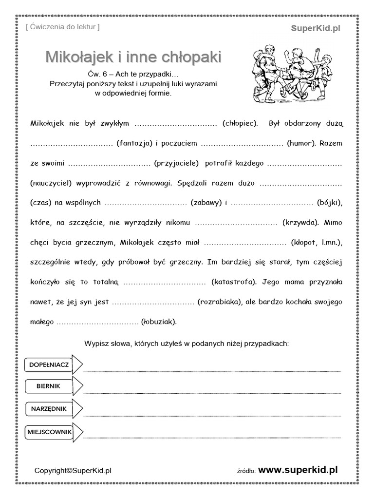 Lektury Mikolajek I Inne Chlopaki 6 | PDF