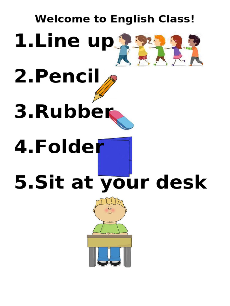 Welcome to English Class Guidelines | PDF