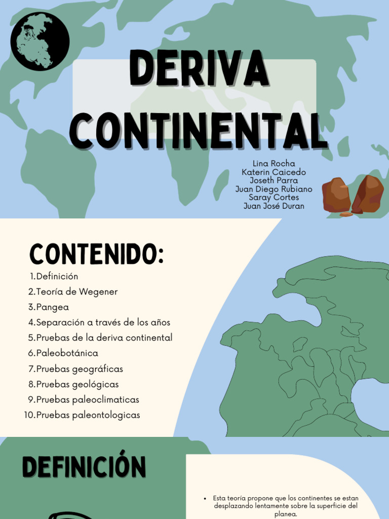 Deriva Continental Geologia | PDF | Continente | Geología