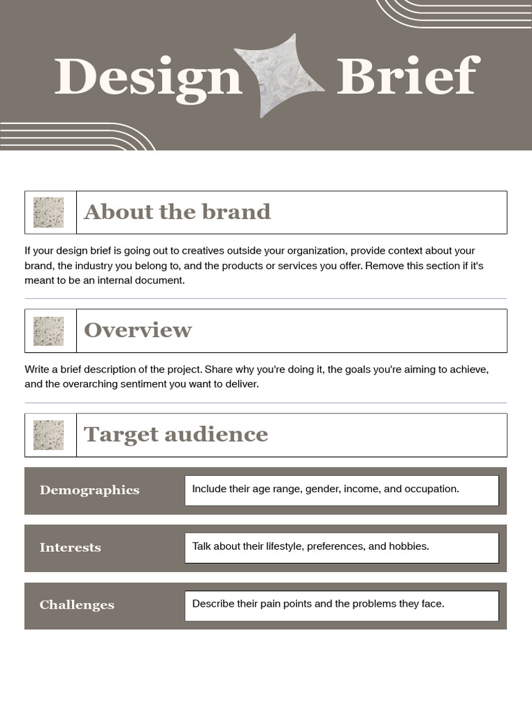 Design Brief Doc I | PDF