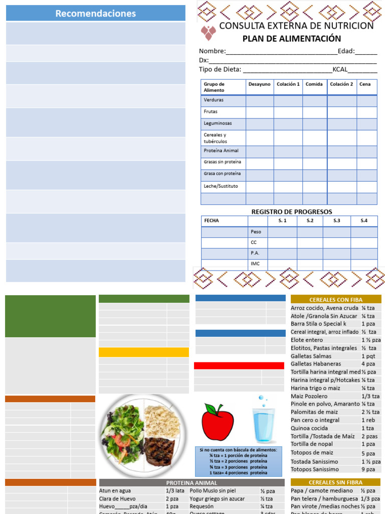 Plan de Alimentación: Dieta Regular | PDF | Alimentos | Vegetales