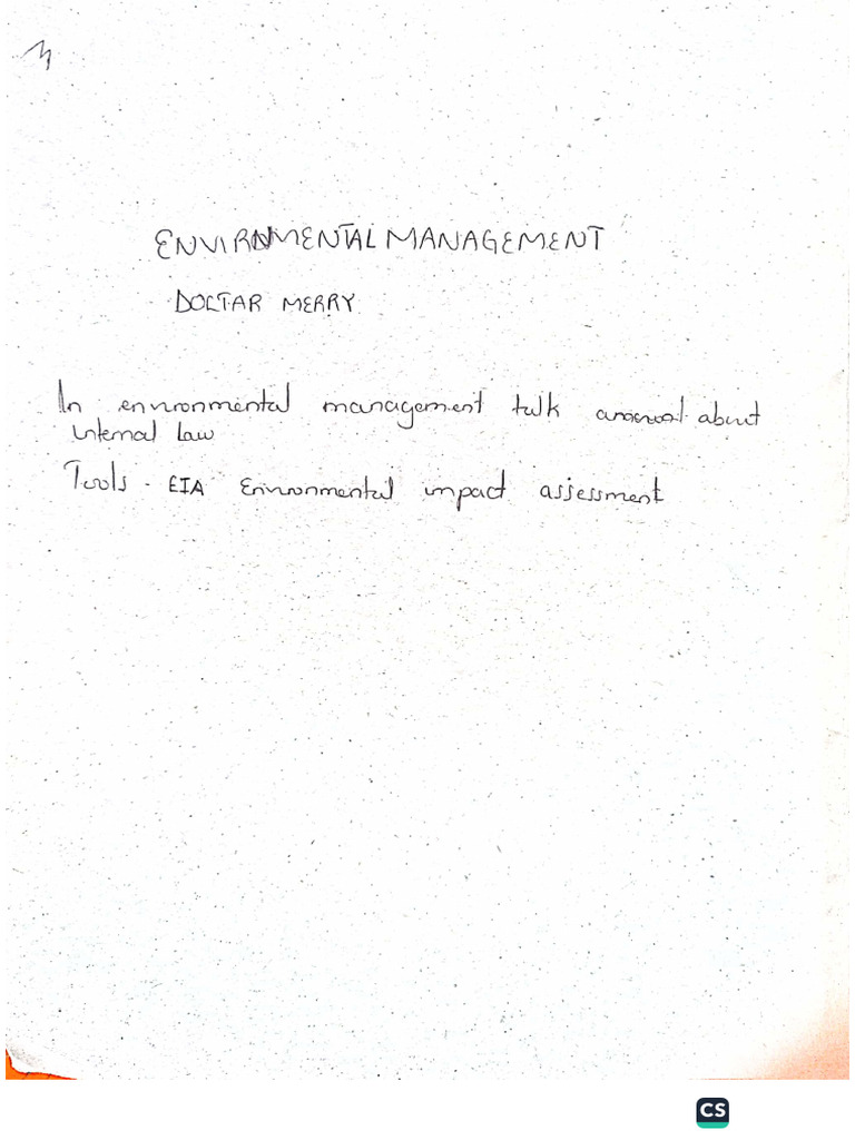 Enviro Management | PDF