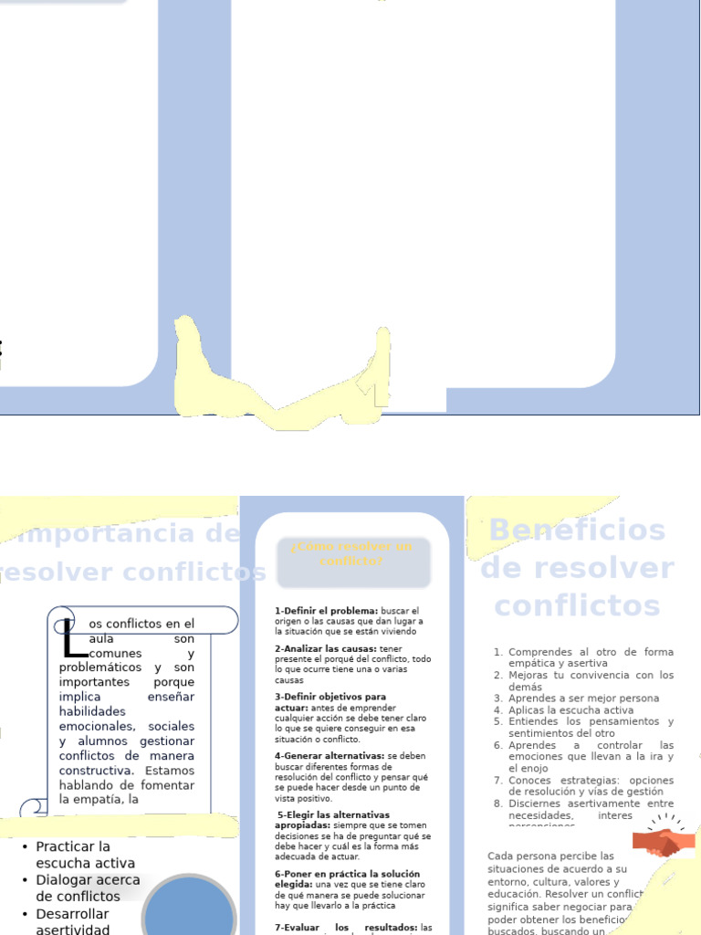triptico ept | PDF | Conflicto (proceso) | Ira