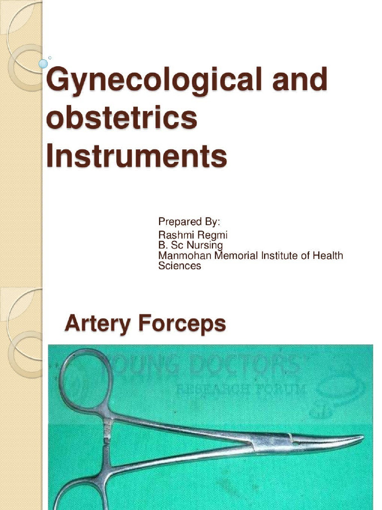 Gynecological and Obstetrics Instruments | PDF