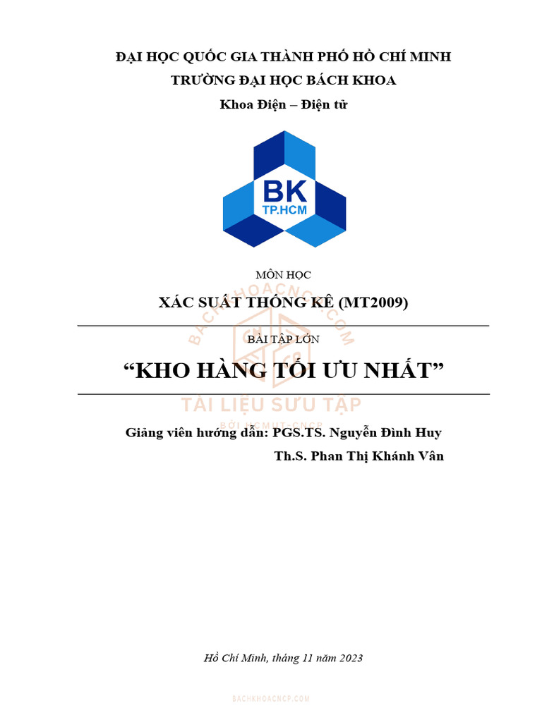 BTL XSTK | PDF