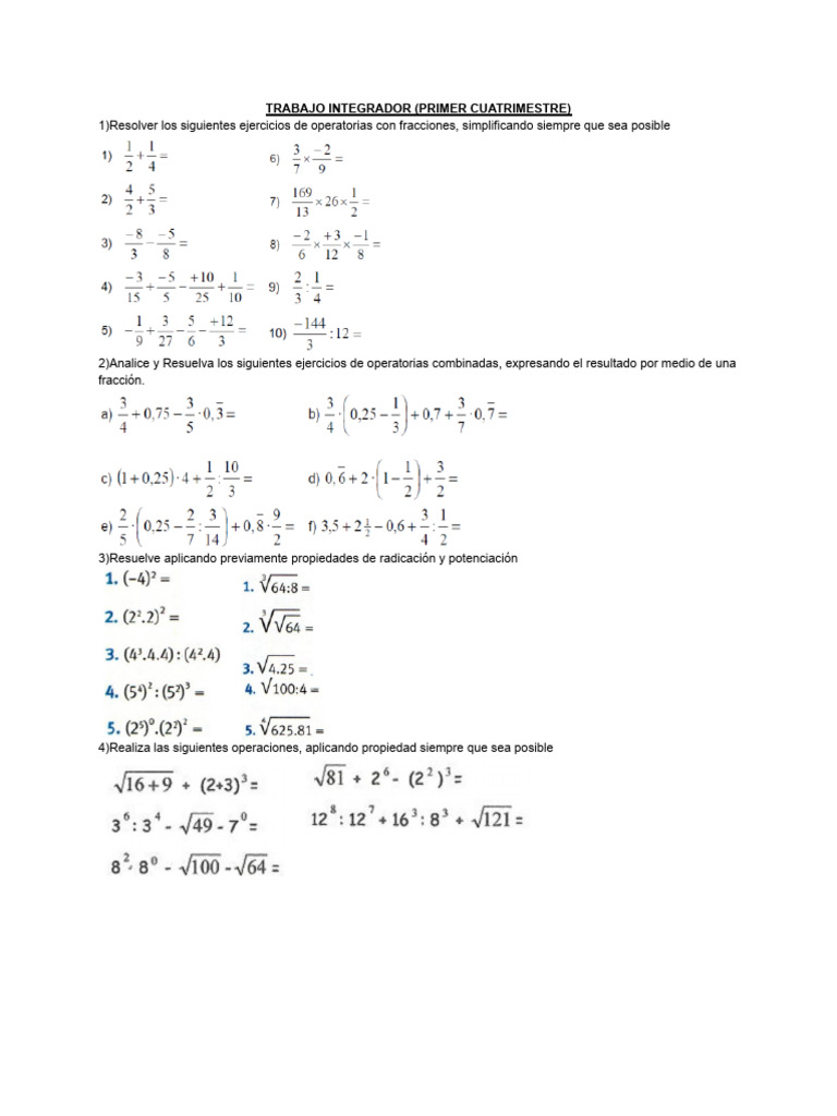 Trabajo Integrador (1er Cuatr.) 3ro 2da | PDF