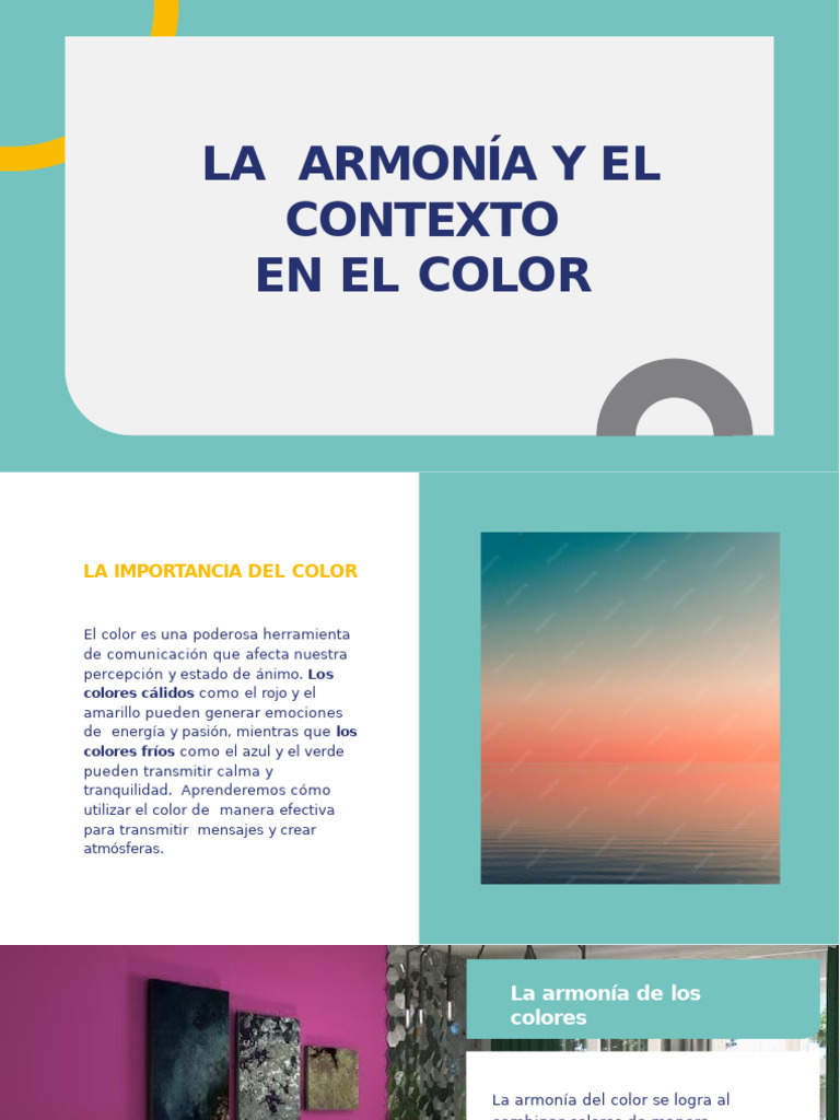 Armonía y Psicología del Color | PDF | Color | Diseño