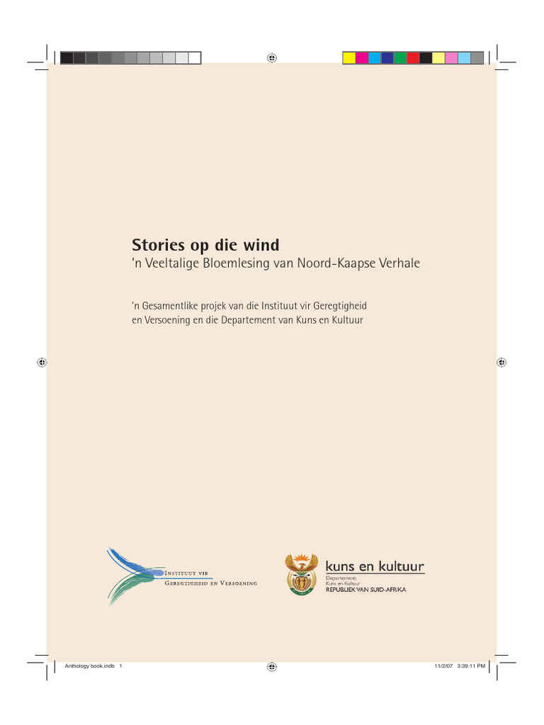 Stories Op Die Wind N Veeltalige Bloemlesing Van Noord Kaapse Verhale | PDF