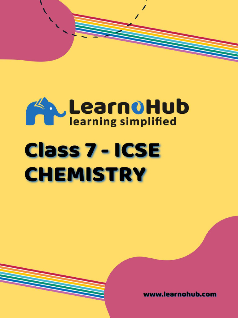Class 7 ICSE Atomic Structure Notes | PDF | Molecules | Chemistry