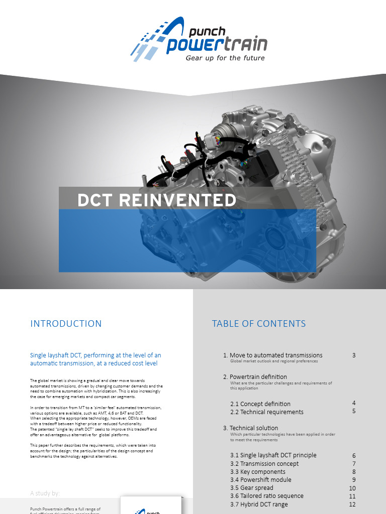 Whitepaper DCT Reinvented | PDF | Manual Transmission | Automatic ...