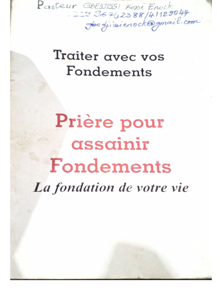 Traiter Avec Vos Fondement | PDF