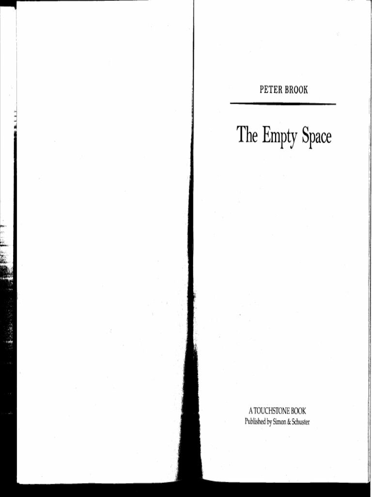 Brook The Empty Space 1 | PDF