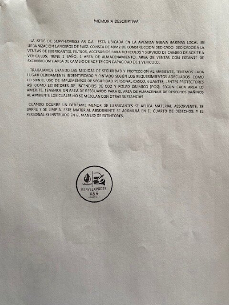 Memoria Descriptiva | PDF