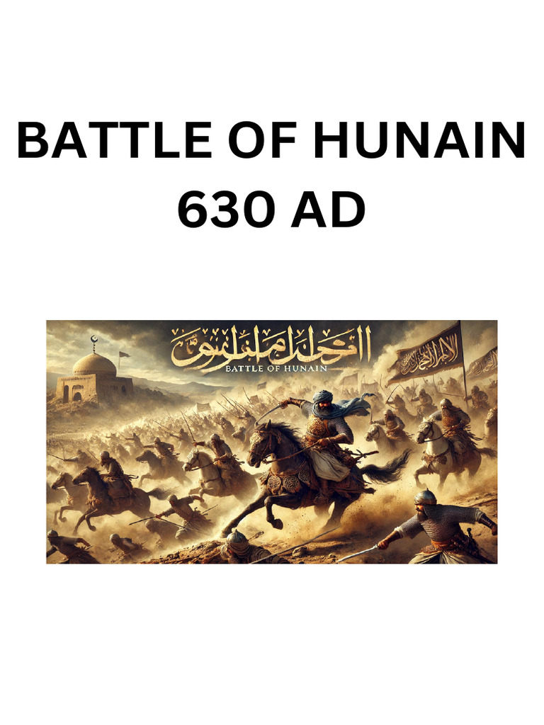 Battle of Hunain: Key Insights and Events | PDF | Monotheistic ...
