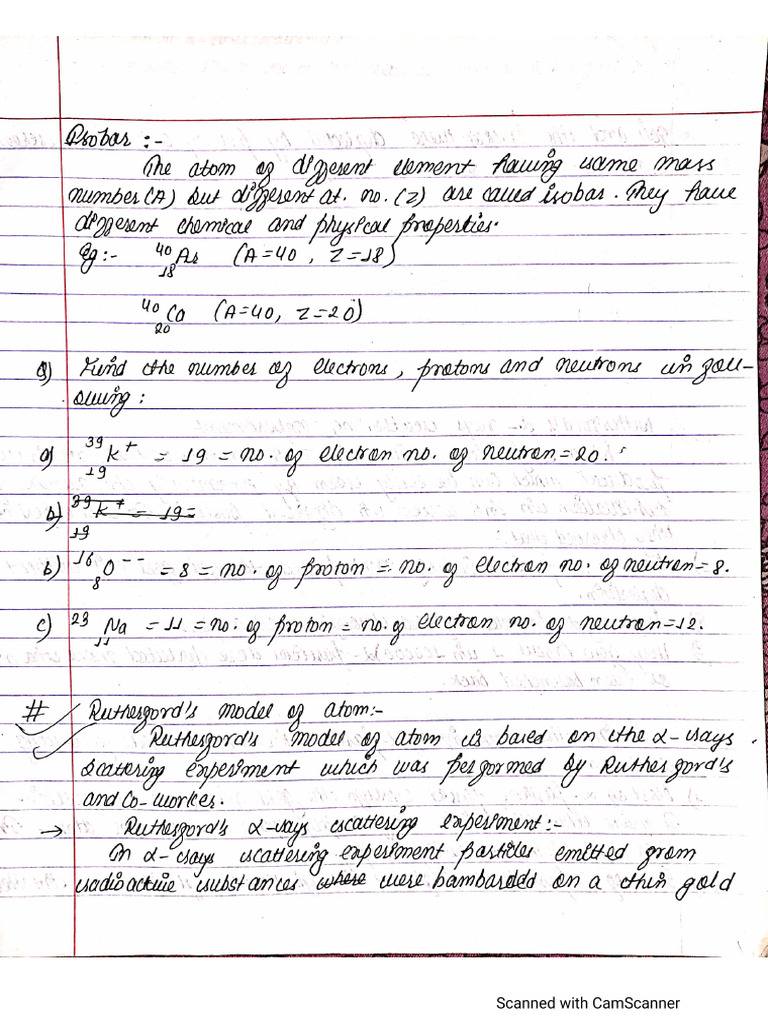 Atomic Structure1 | PDF