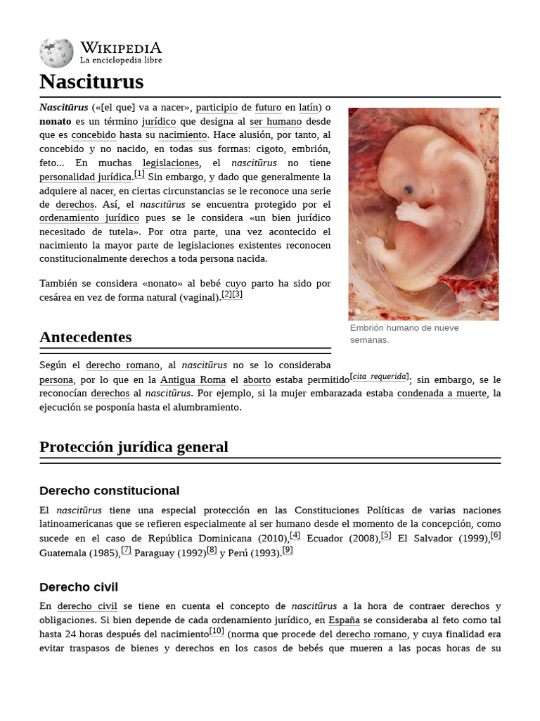 Nasciturus | PDF | Justicia | Crimen y violencia