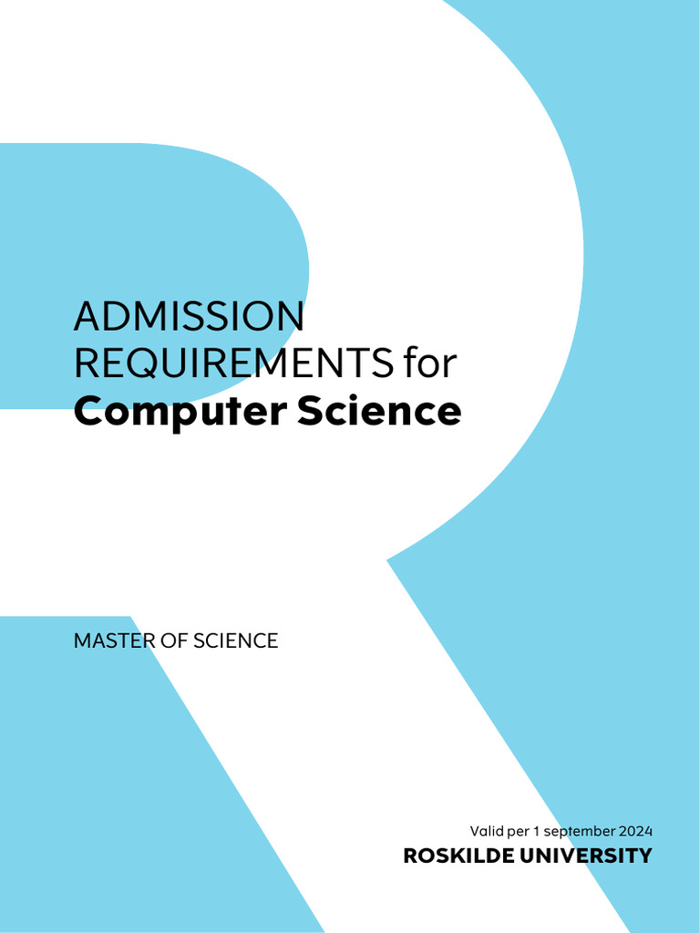 Computer Science Master's Admission Requirements | PDF | Academic ...