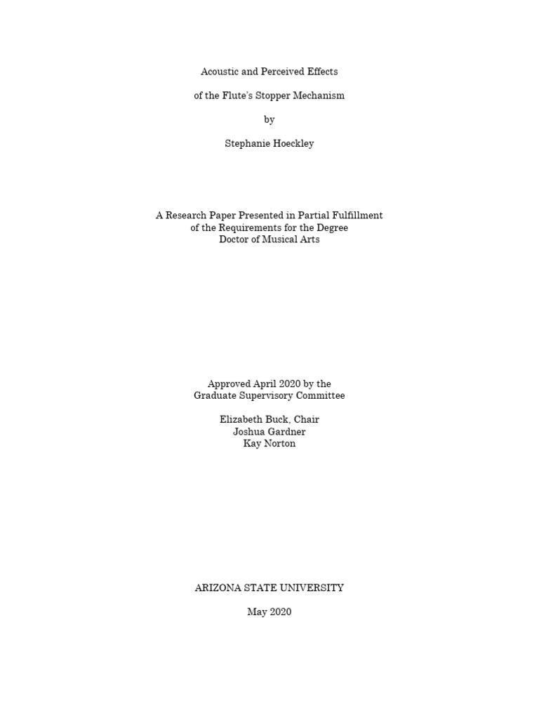 stopper completo | PDF | Flute