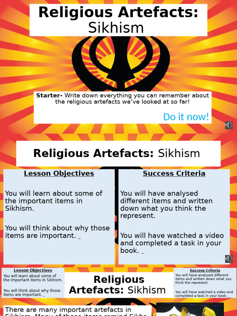 Religious Artefacts SIkhism | PDF | Indian Religions | Punjab