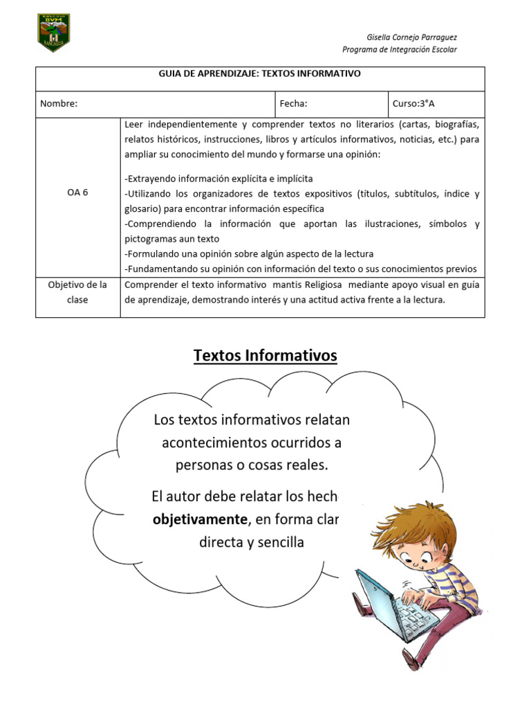 Textos Informativos 2 | PDF | Depredación | Aprendizaje