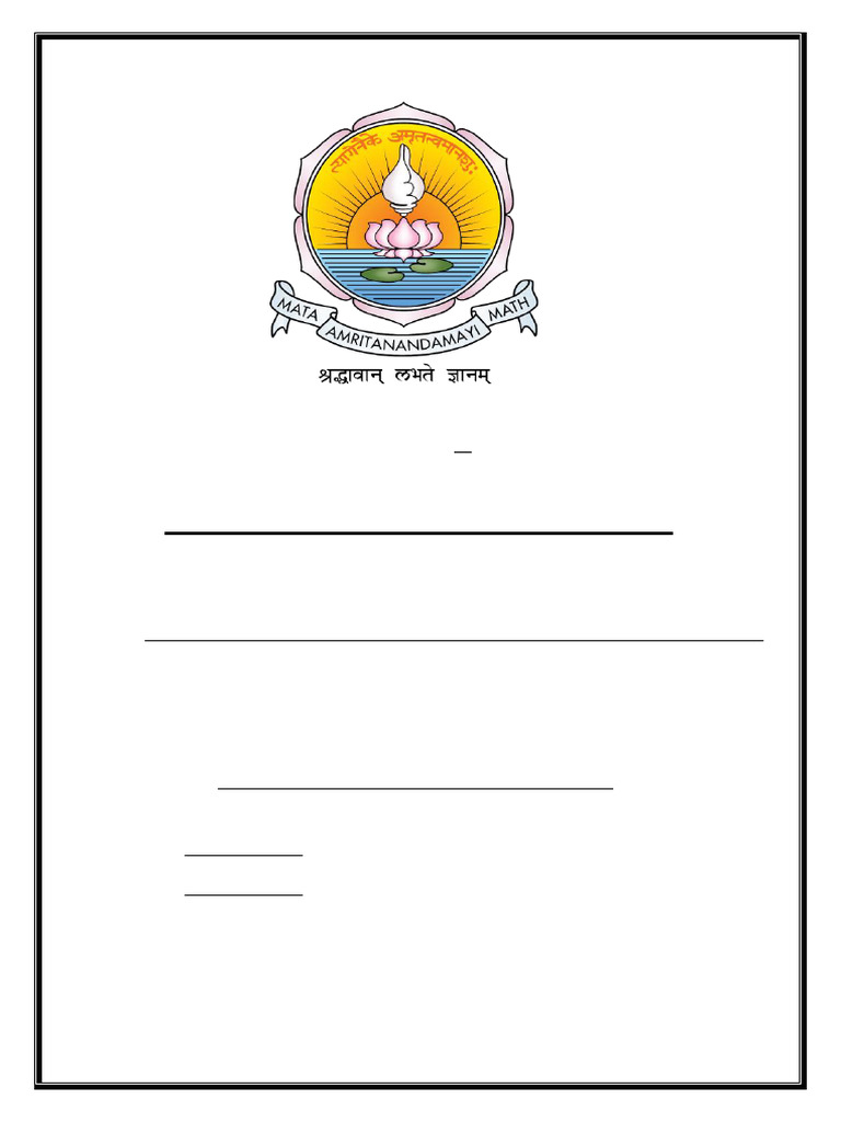Physics Investigatory Project Certificate | PDF