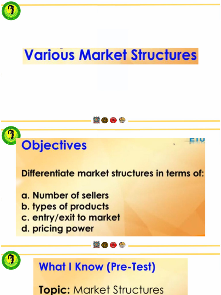 Various Market Structures | PDF