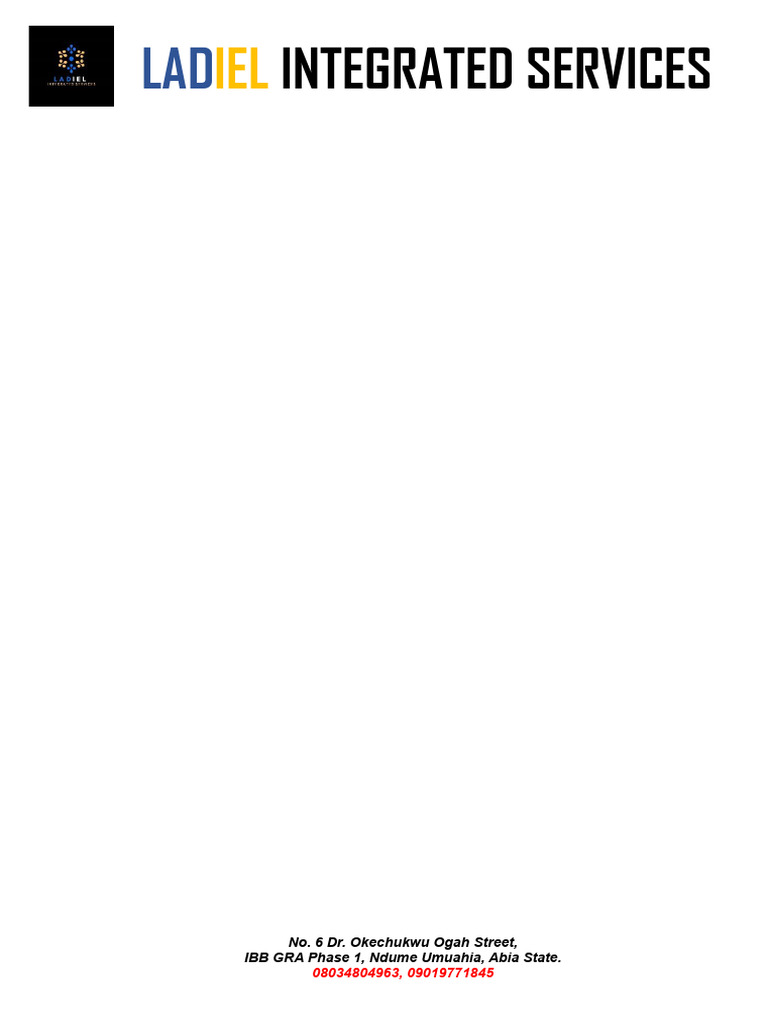 Ladiel Letterhead-1 | PDF