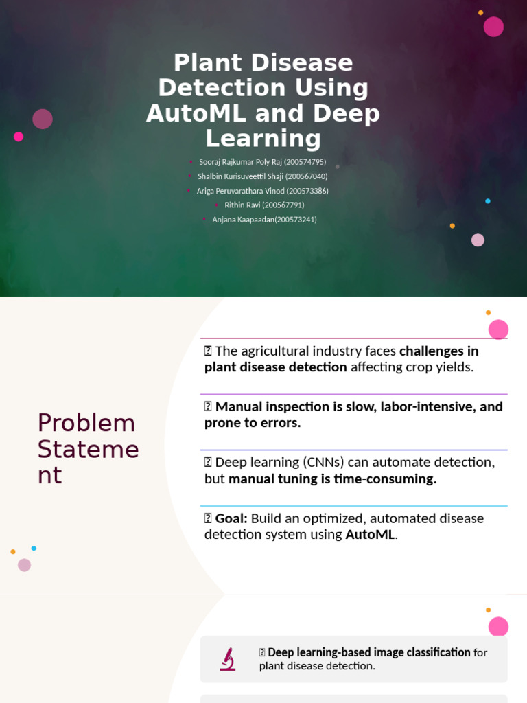 Automated Plant Disease Detection System | PDF | Deep Learning | Usability