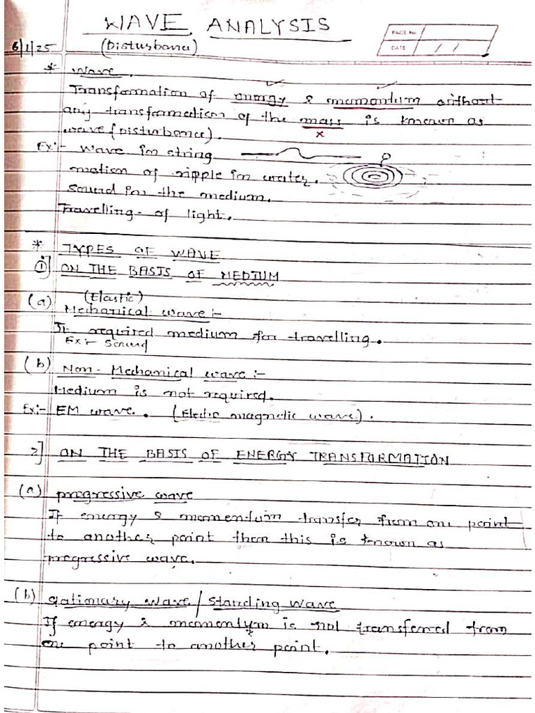 Wave Motion & Sound Wave | PDF