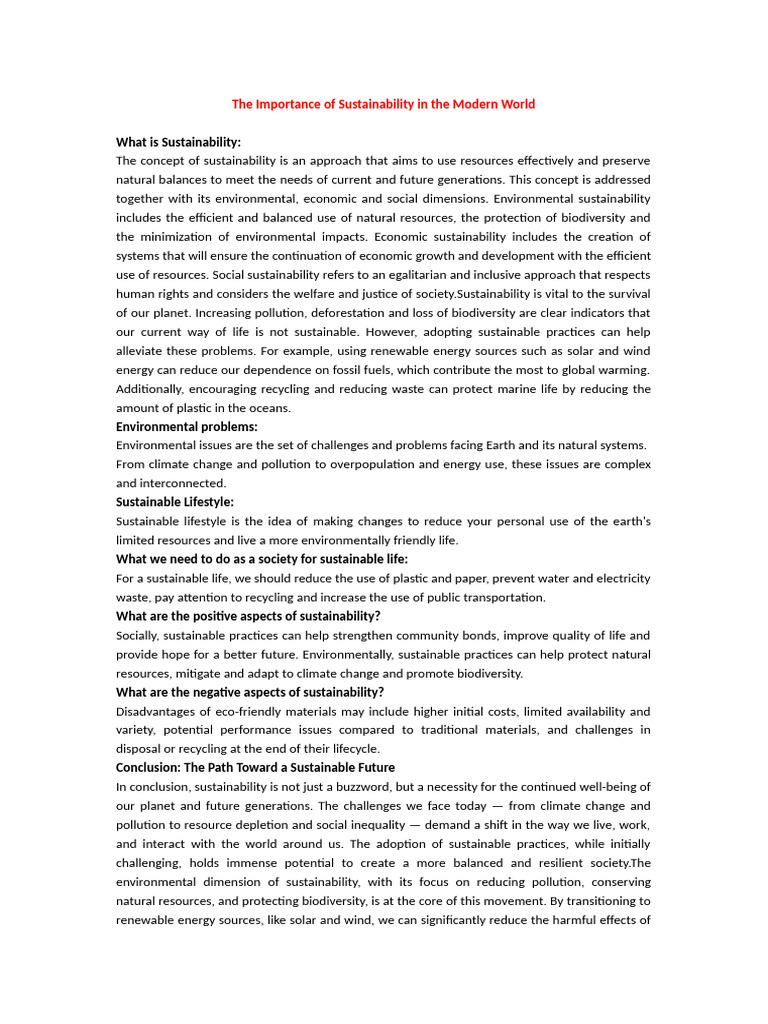 7Rs of Sustainability Explained | PDF | Sustainability | Climate Change